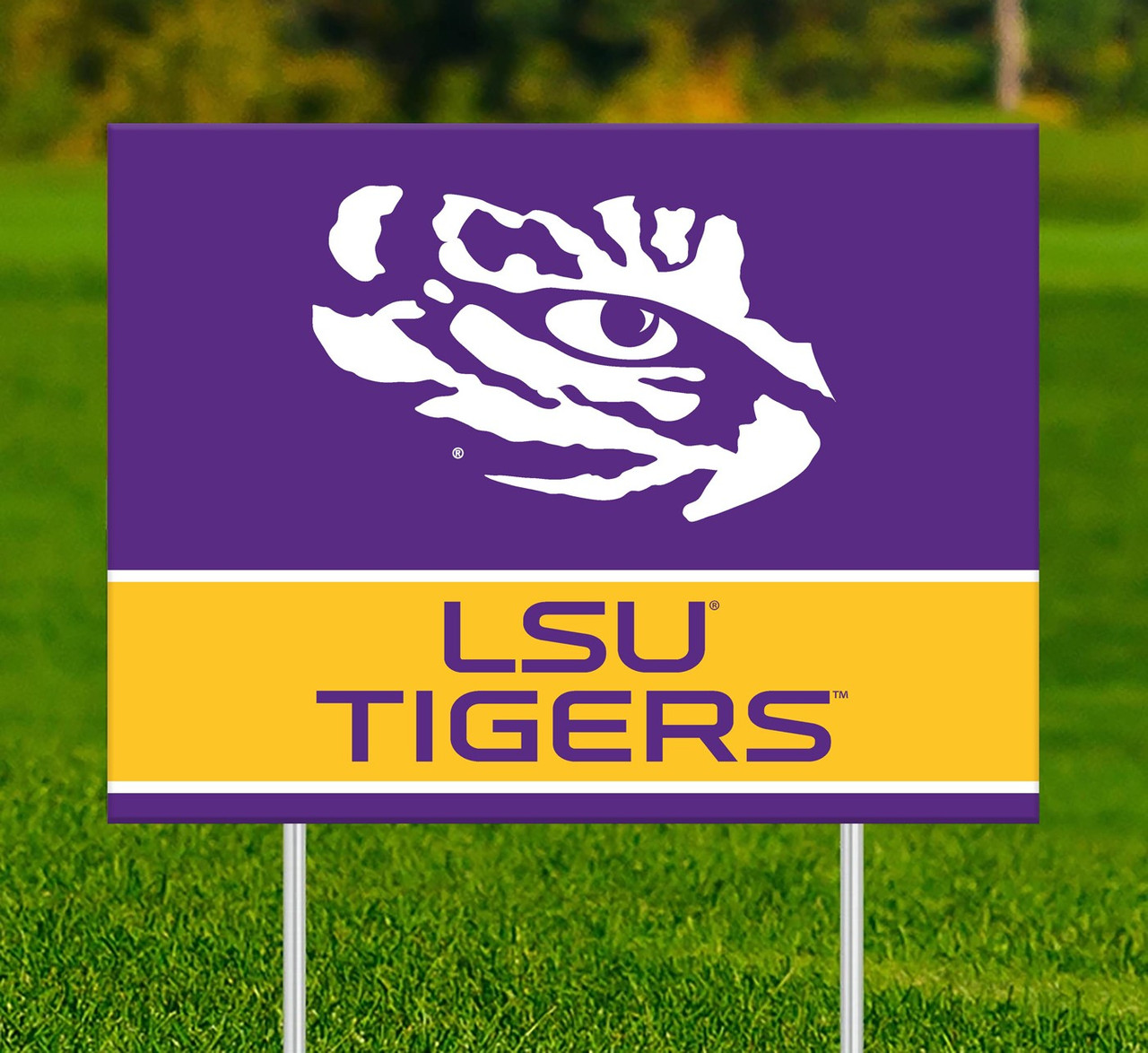 LSU Tigers Team Name Yard Sign - Sports Unlimited