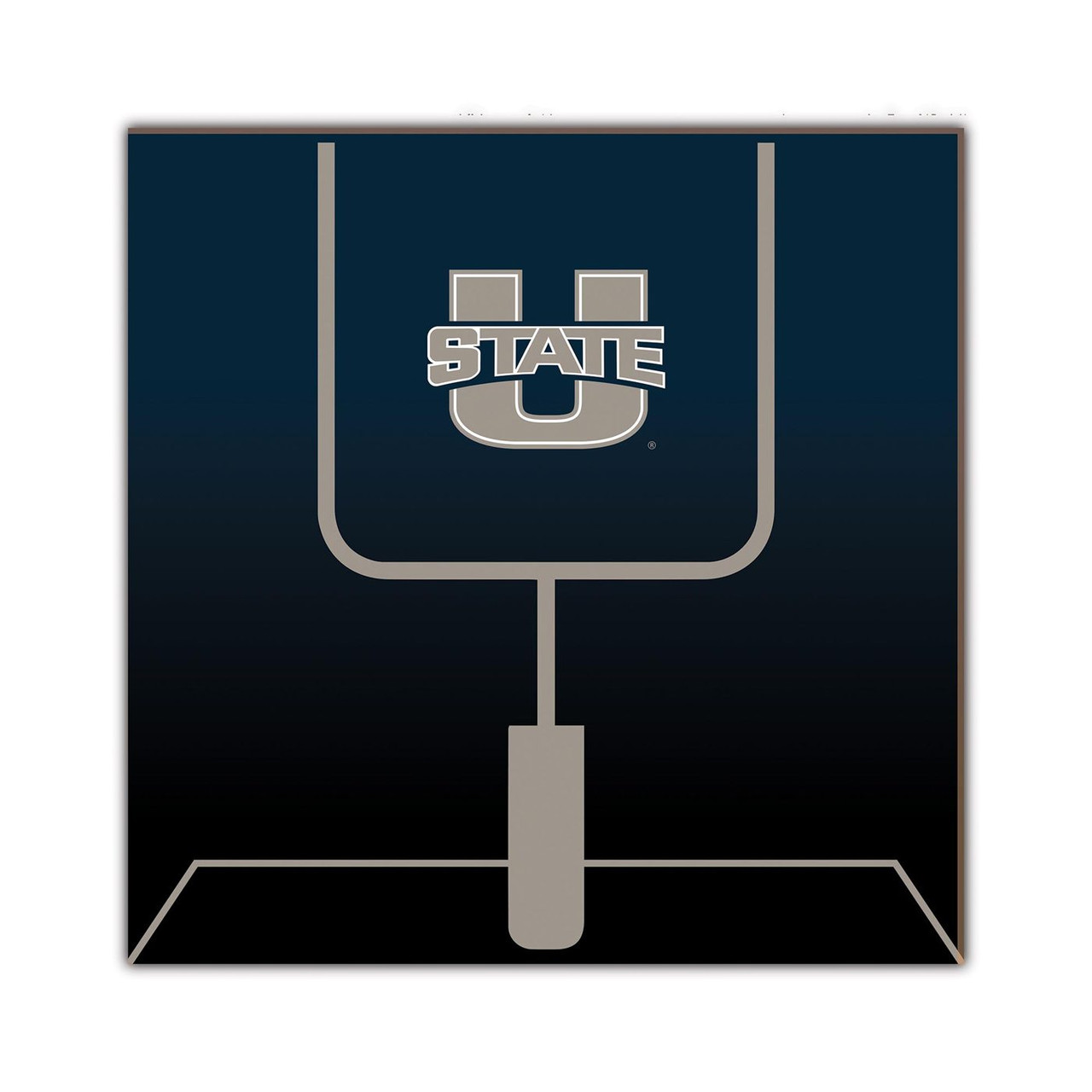 Utah State Aggies Goal Gradient 10" x 10" Sign - Sports Unlimited