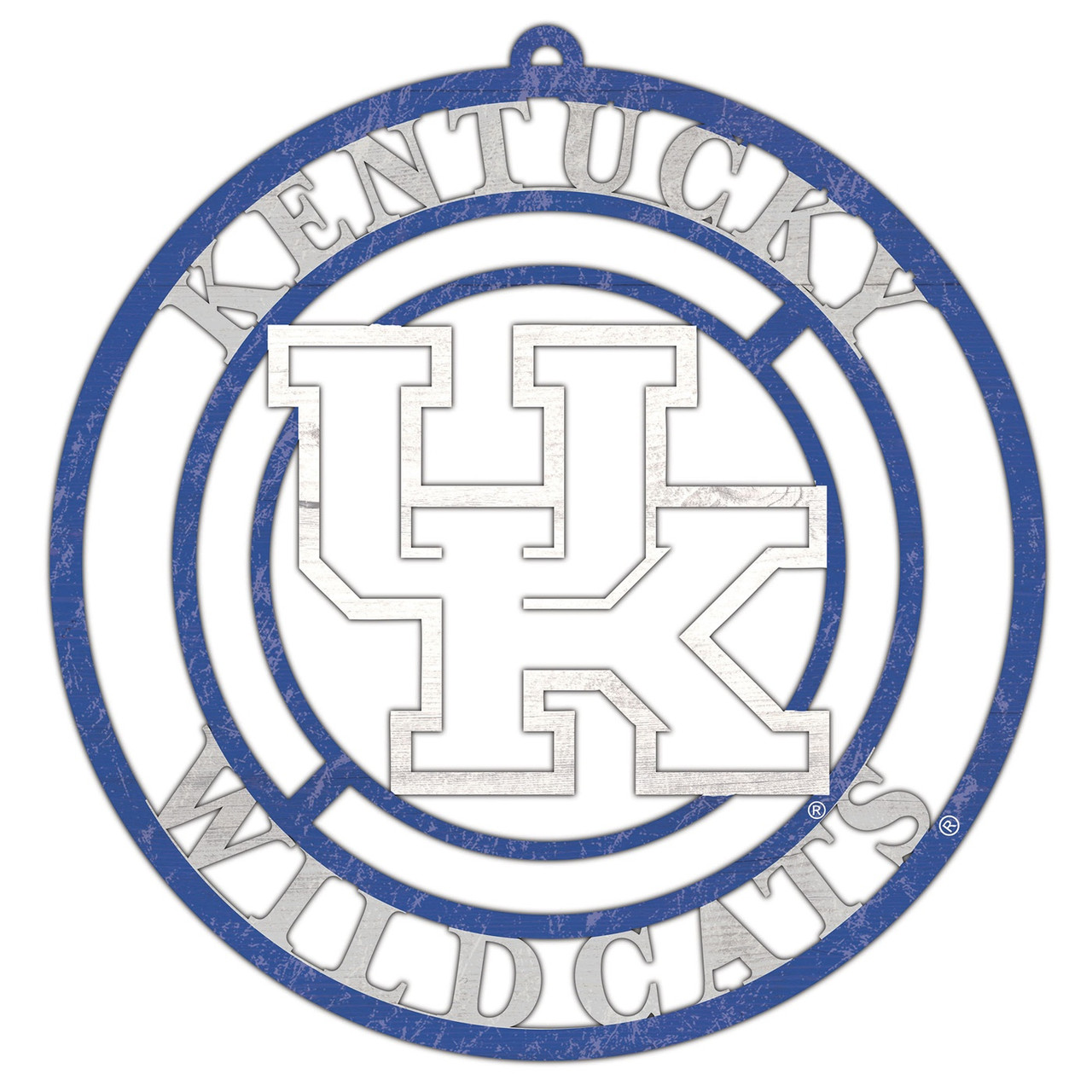Kentucky Wildcats Team Logo Cutout Door Hanger - Sports Unlimited