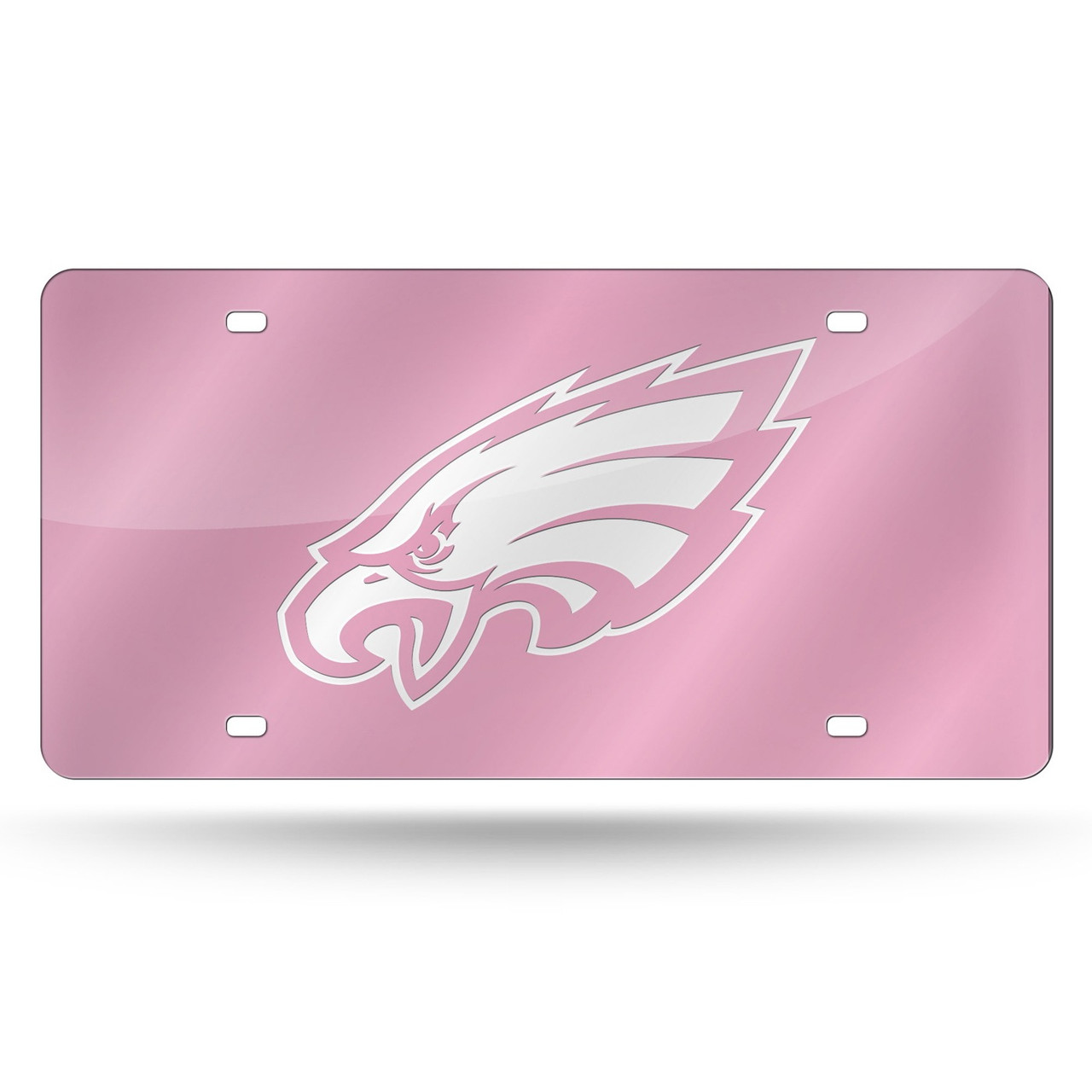 Philadelphia Eagles Pink Laser Cut License Plate - Sports Unlimited
