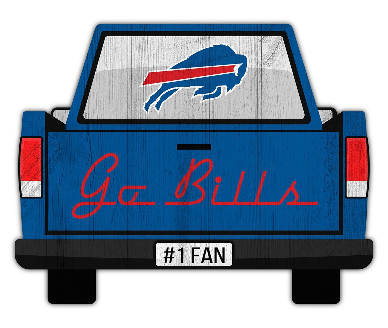 Buffalo Bills 12" Truck Back Cutout Sign - Sports Unlimited