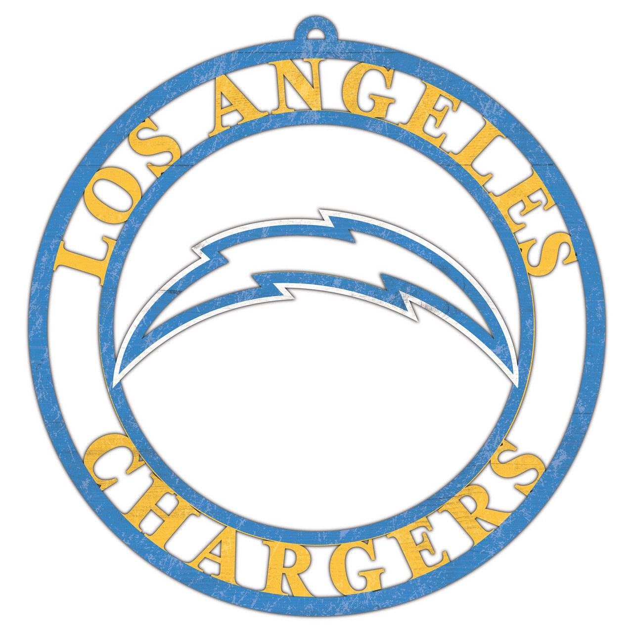 Los Angeles Chargers Team Logo Cutout Door Hanger - Sports Unlimited