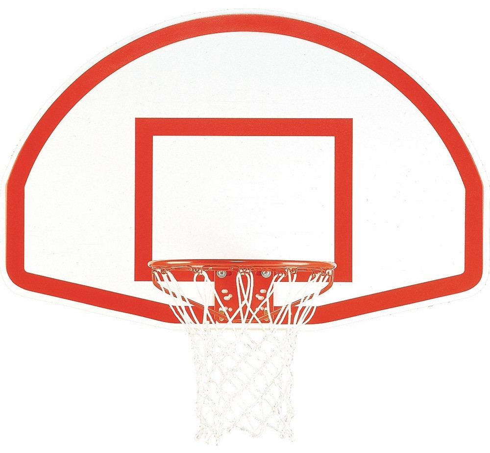 Bison 35.5" x 54" Lifeguard White Aluminum Basketball Backboard ...