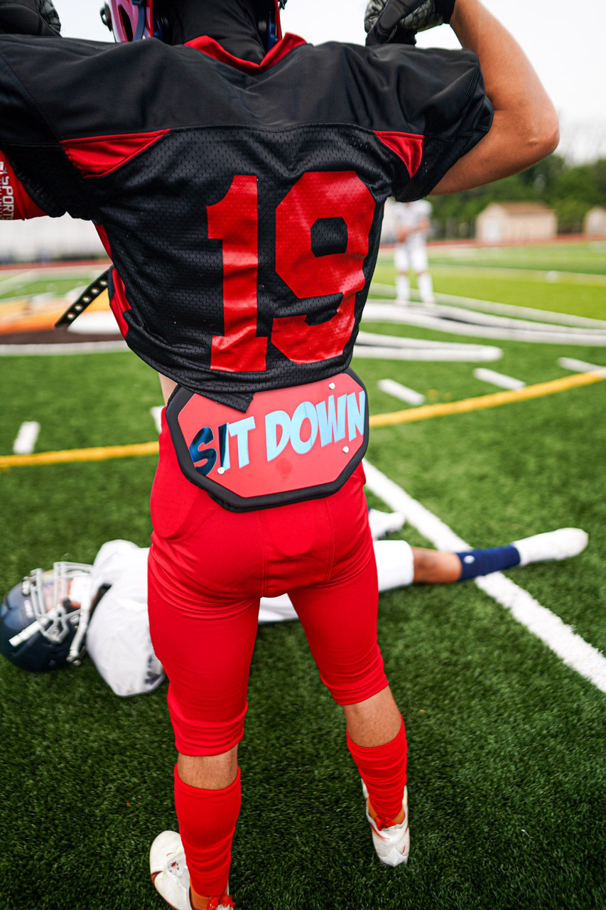 Sports Unlimited Sit Down Football Back Plate - Sports Unlimited