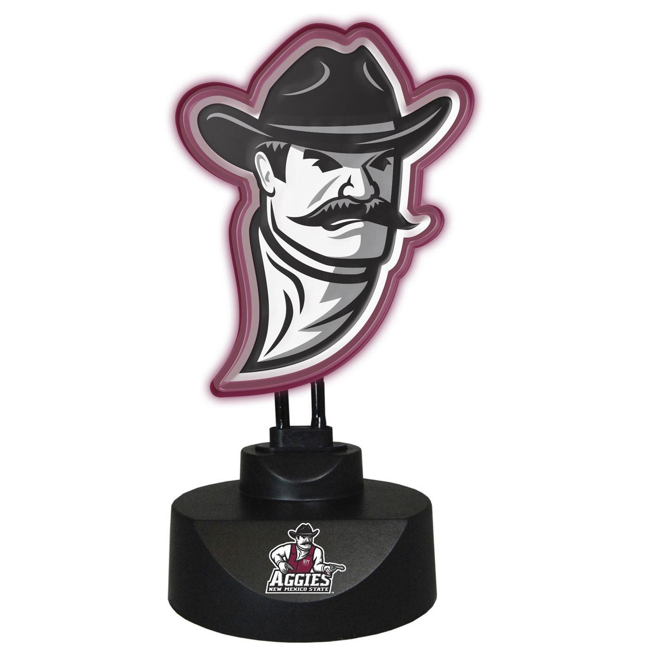 New Mexico State Aggies Team Logo Neon Light - Sports Unlimited