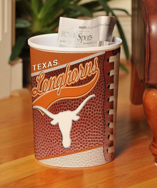 Texas Longhorns Trash Can - Sports Unlimited