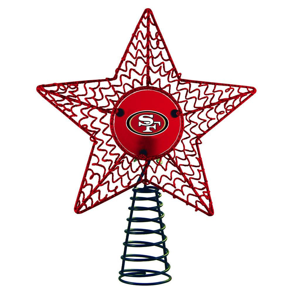 San Francisco 49ers Metal Star Tree Topper - Sports Unlimited