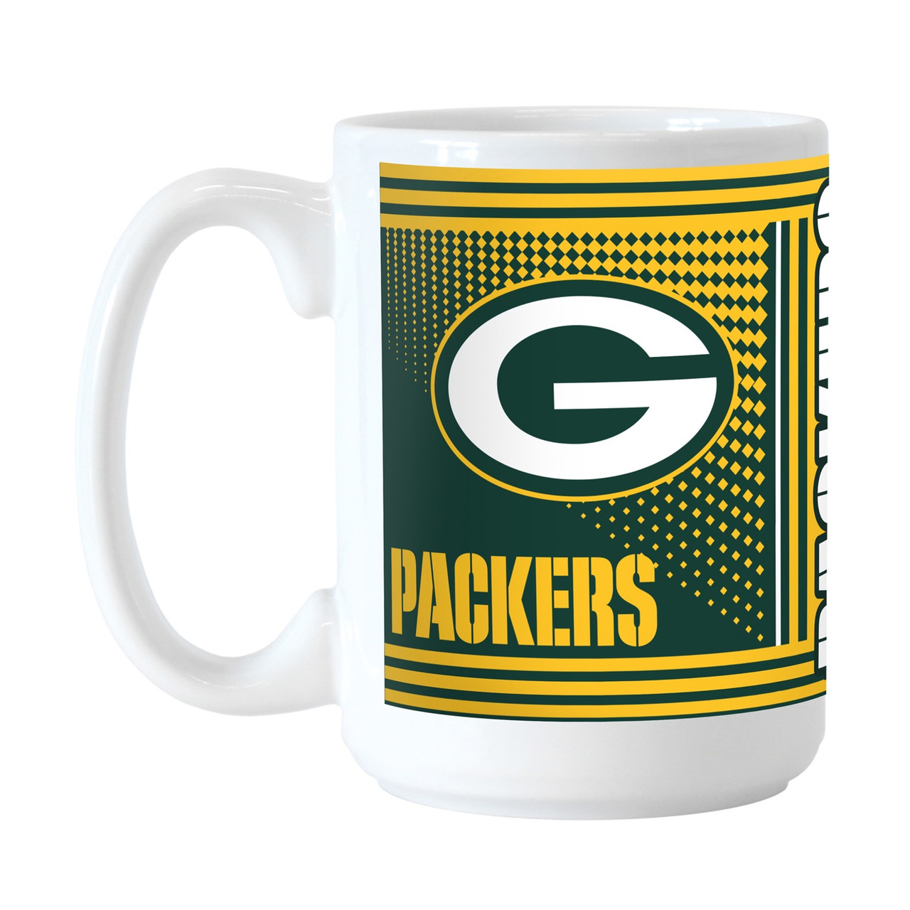 Green Bay Packers 15 oz. Hero Sublimated Mug - Sports Unlimited