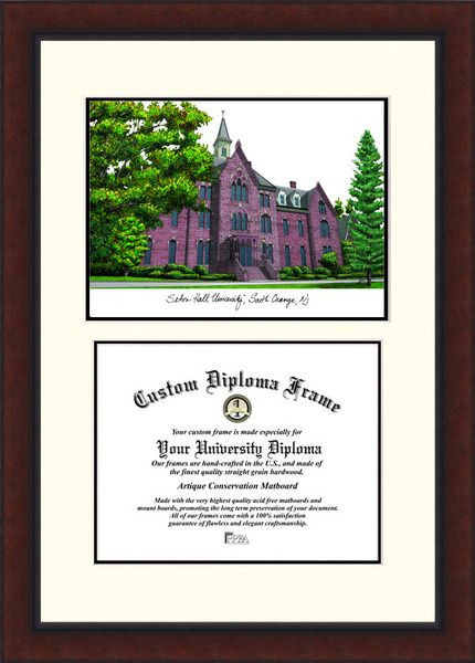 Seton Hall Pirates Legacy Scholar Diploma Frame - Sports Unlimited