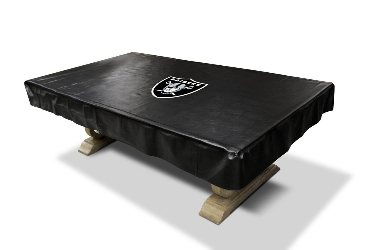 Las Vegas Raiders NFL Deluxe Pool Table Cover - Sports Unlimited