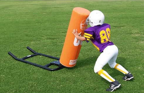 Fisher Athletic 1-Man Youth Football Sled with Round Pad - Sports Unlimited