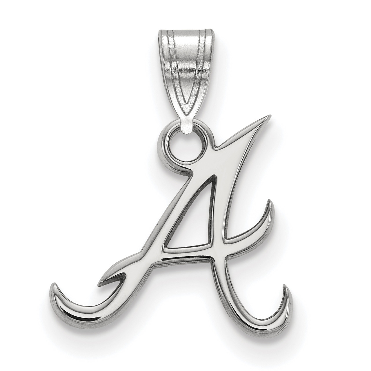 Atlanta Braves Sterling Silver Small MLB Pendant - Sports Unlimited