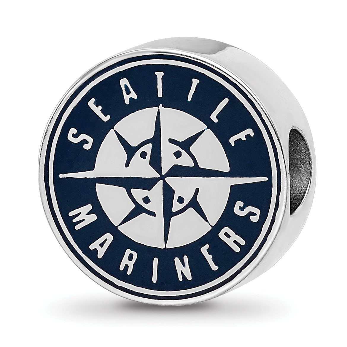 Seattle Mariners Sterling Silver Enameled Bead - Sports Unlimited
