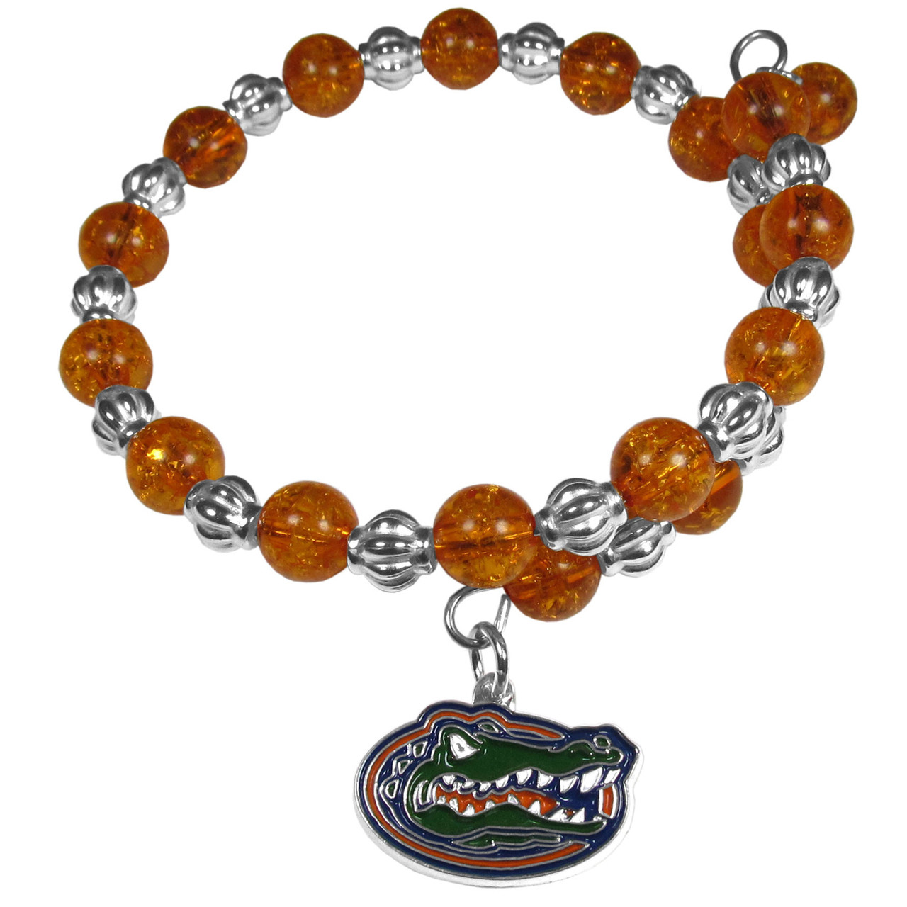 Florida Gators Bead Memory Wire Bracelet - Sports Unlimited