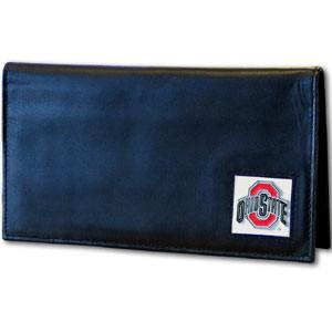 Ohio State Buckeyes Leather Checkbook Cover - Sports Unlimited
