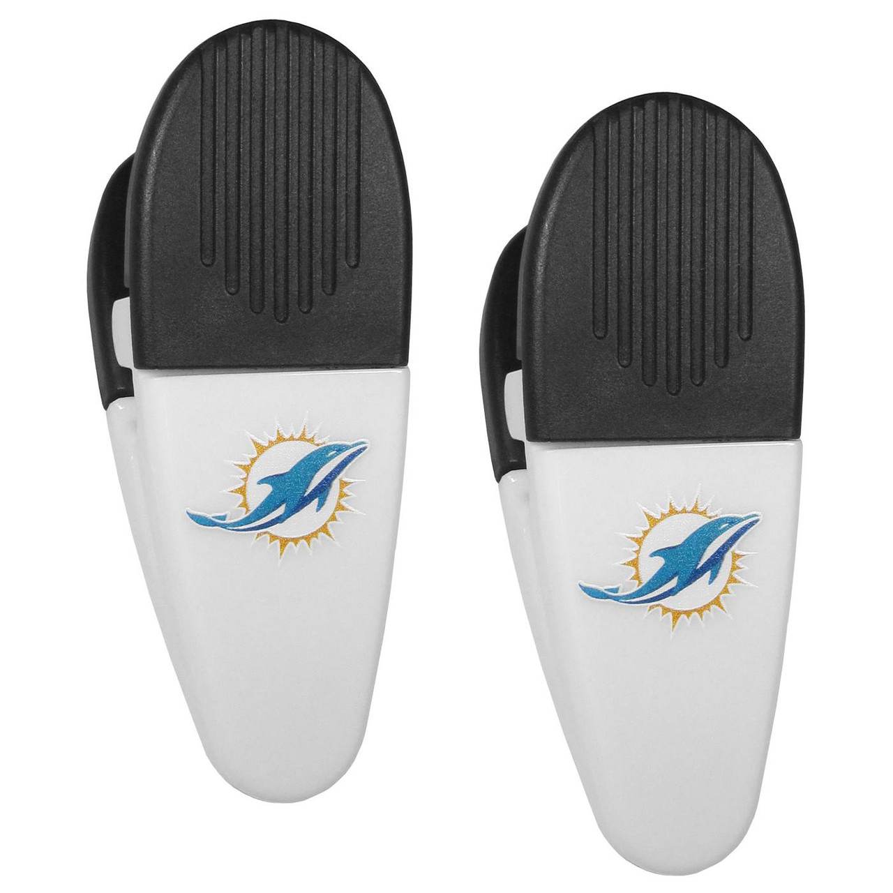Miami Dolphins Mini Chip Clip Magnets - 2 Pack - Sports Unlimited