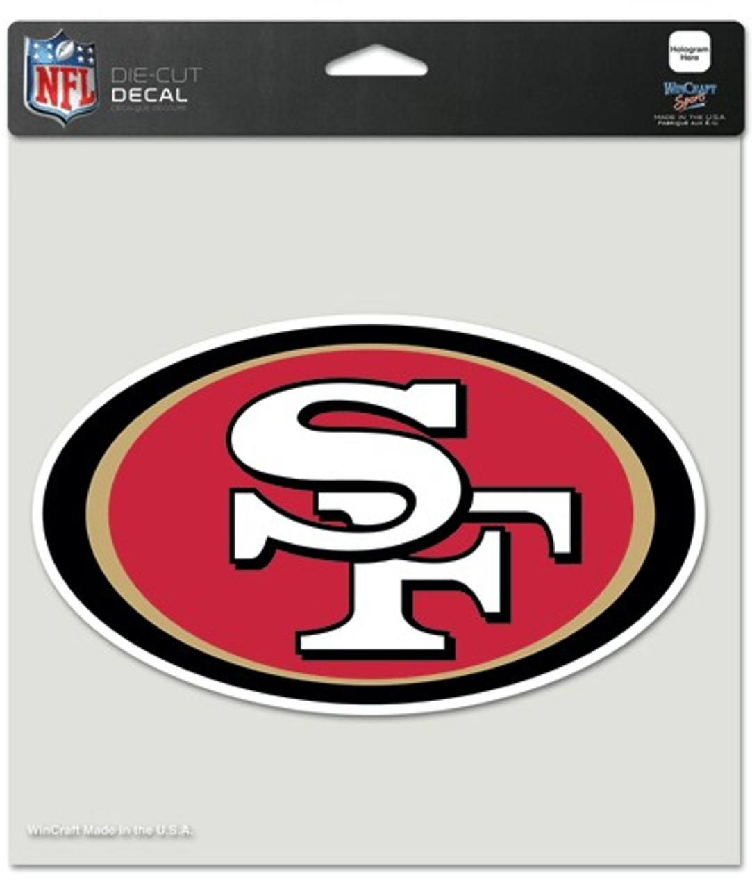 San Francisco 49ers Die Cut Decal - Sports Unlimited