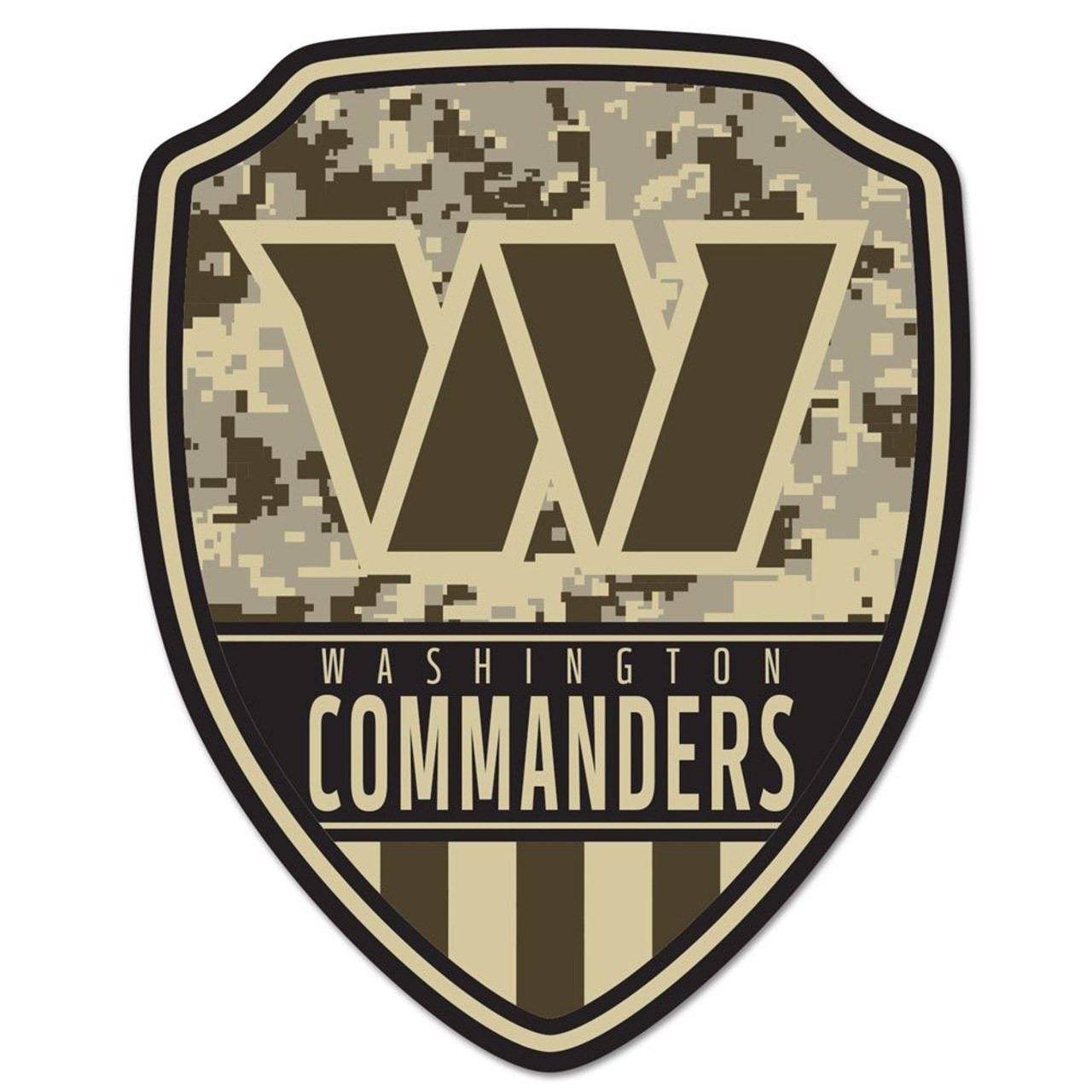 Washington Commanders Shield Shape Wood Sign - Sports Unlimited