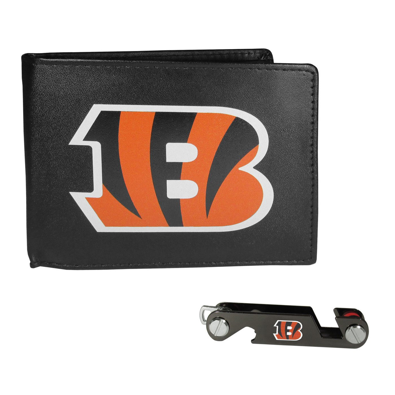 Cincinnati Bengals Leather Bi-fold Wallet & Key Organizer - Sports ...