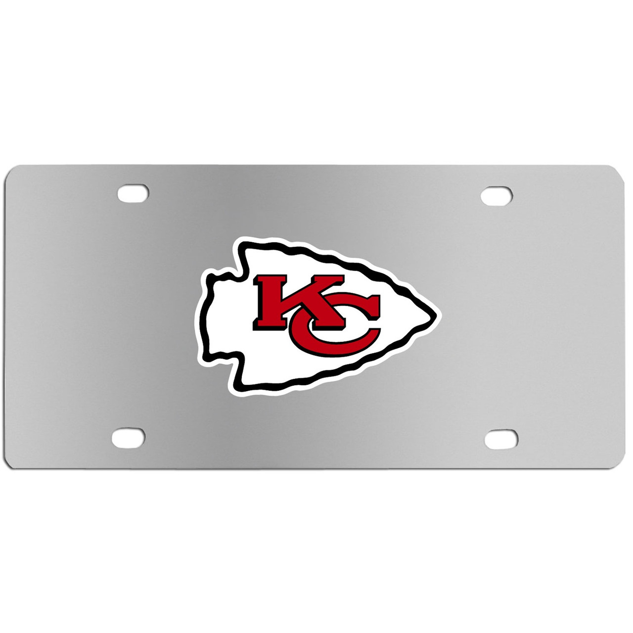 Kansas City Chiefs Steel License Plate Wall Plaque - Sports Unlimited