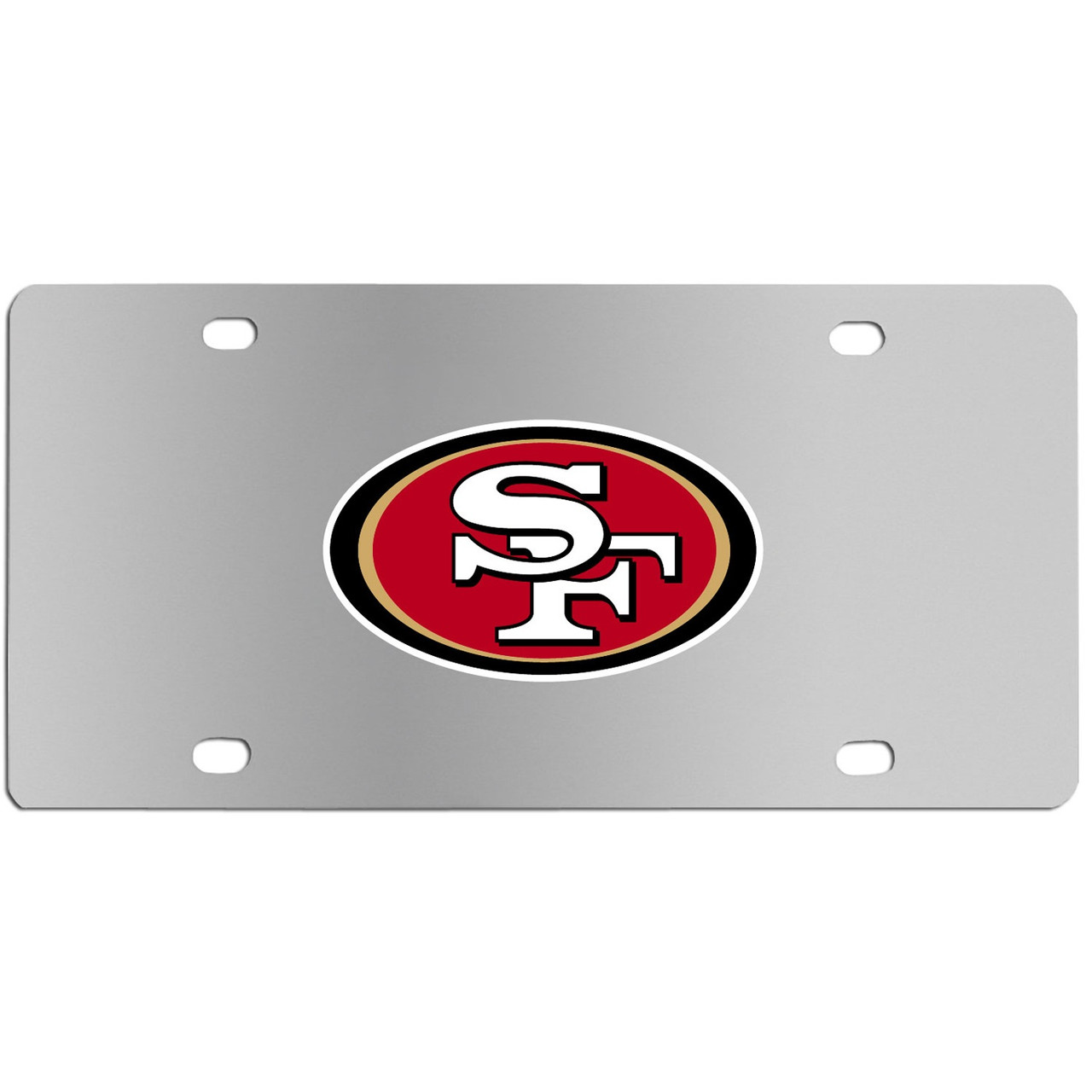 San Francisco 49ers Steel License Plate Wall Plaque - Sports Unlimited
