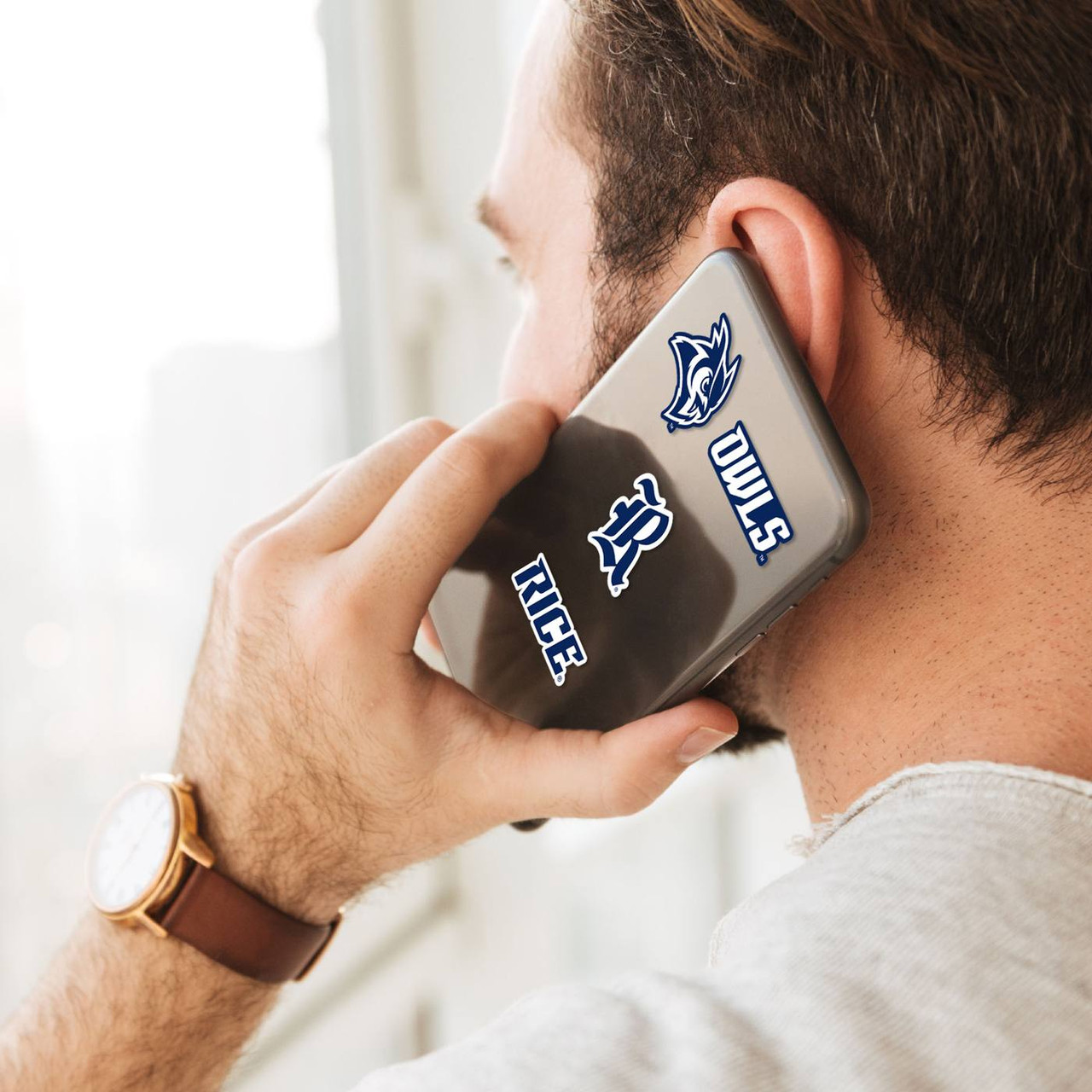 Rice Owls 12 Count Mini Decal Sticker Pack - Sports Unlimited