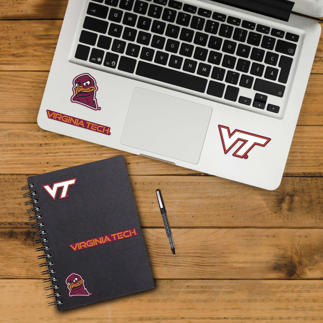 Virginia Tech Hokies 6 Count Mini Decal Sticker Pack - Sports Unlimited