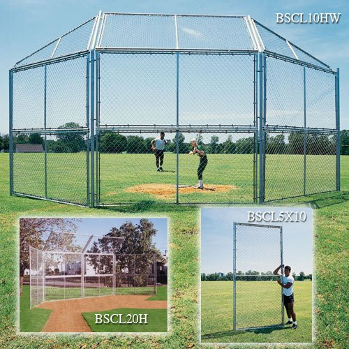 BSN Sports 10' Baseball Chain Link Backstop - Sports Unlimited