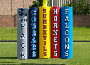 Fisher Pro Series Football Goal Post Pads - Sports Unlimited