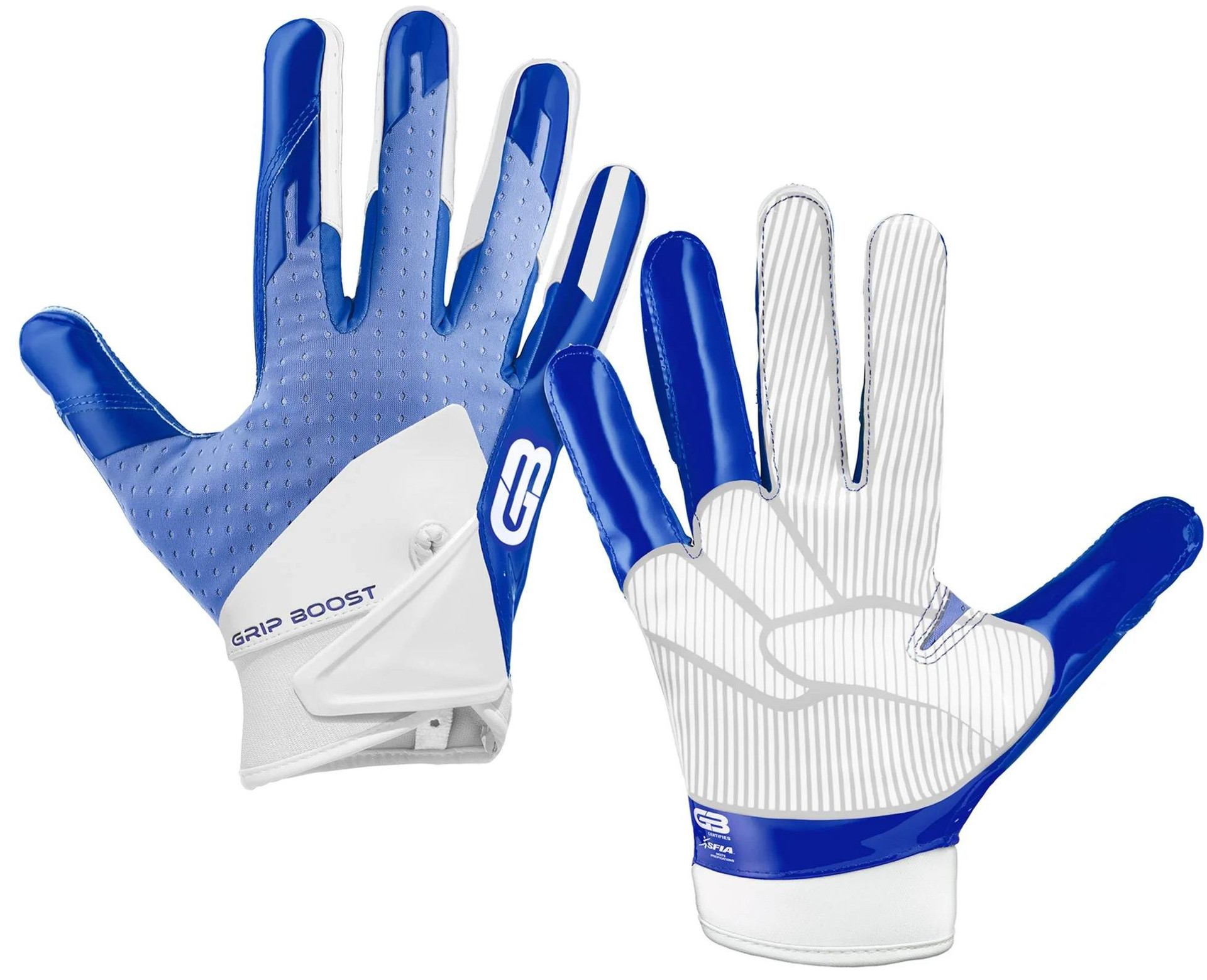 Grip Boost Stealth 5.0 Solid Color Adult Football Gloves - Sports Unlimited