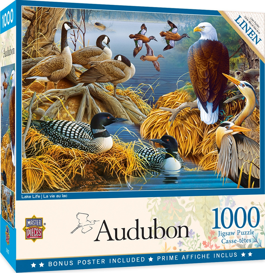 Audubon Backyard Birds 1000 Piece Puzzle - Sports Unlimited