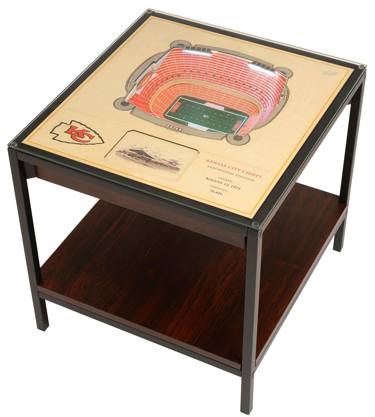 Kansas City Chiefs 25-Layer StadiumViews 3D Wall Art - Sports Unlimited