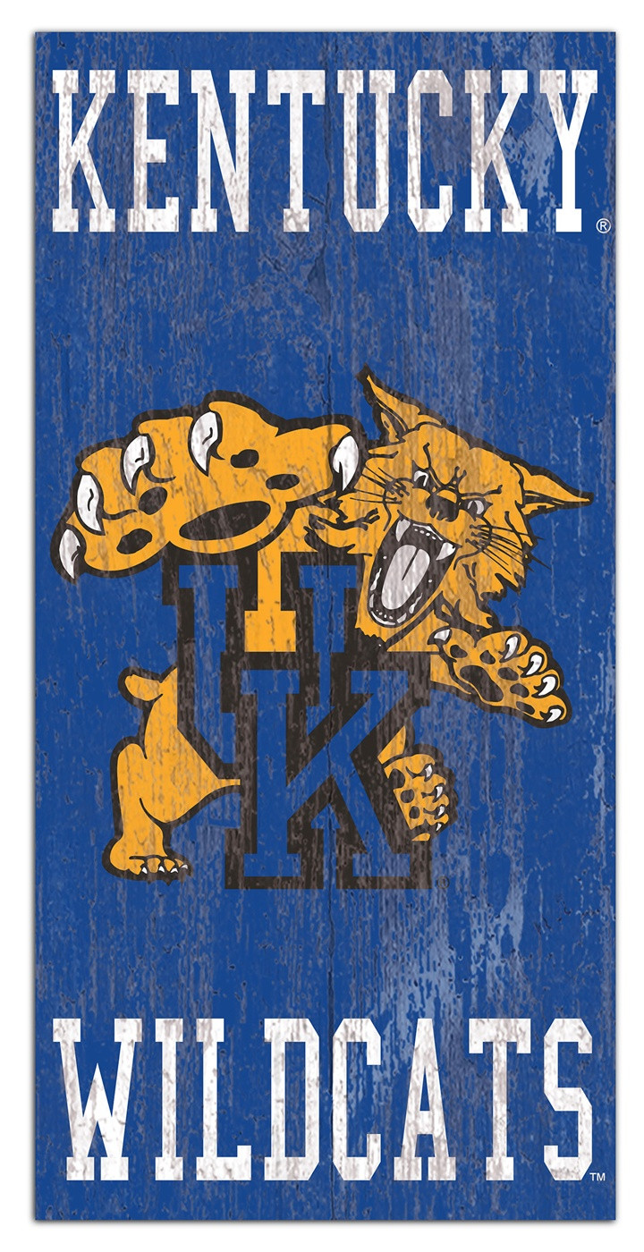 Kentucky Wildcats 6" x 12" Heritage Sign - Sports Unlimited