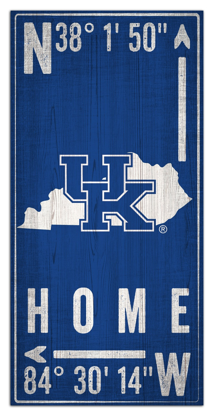 Kentucky Wildcats 6" x 12" Heritage Sign - Sports Unlimited