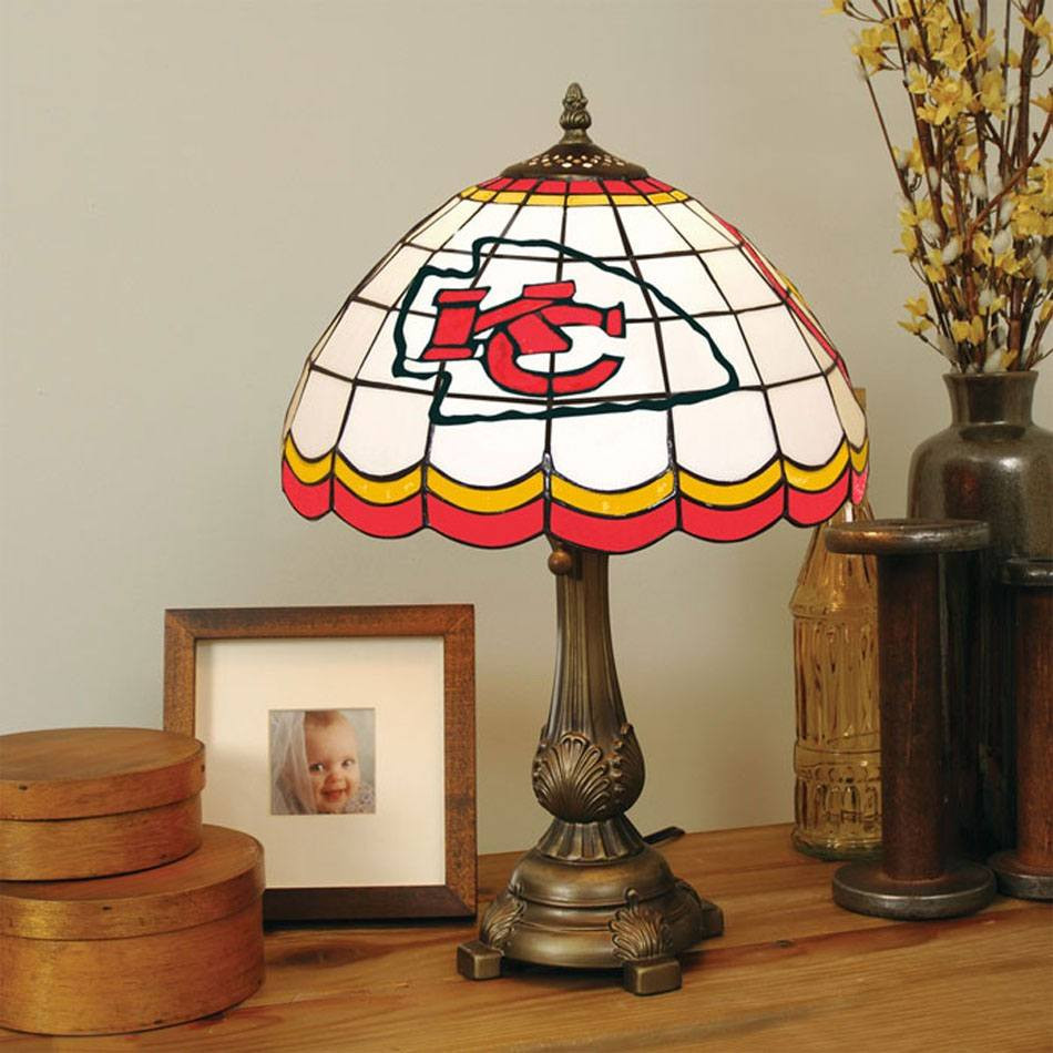 Kansas City Royals MLB Stained Glass Table Lamp