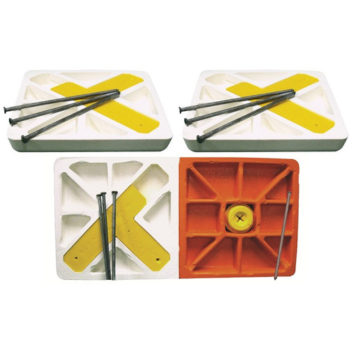 Soft Touch 15" Original Double First Base Baseball Base with In-Ground ...