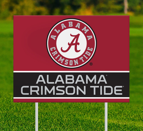 Alabama Crimson Tide Team Name Yard Sign - Sports Unlimited
