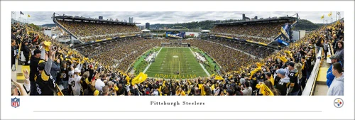 Pittsburgh Steelers End Zone View Panorama - Sports Unlimited