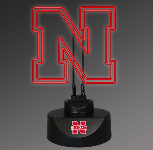 Nebraska Cornhuskers Team Logo Neon Lamp - Sports Unlimited