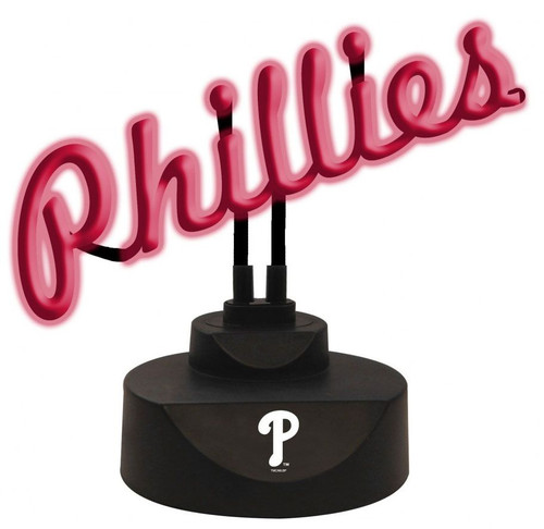 Philadelphia Phillies Script Neon Desk Lamp - Sports Unlimited