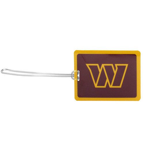 Washington Commanders Vinyl Luggage Tag - Sports Unlimited