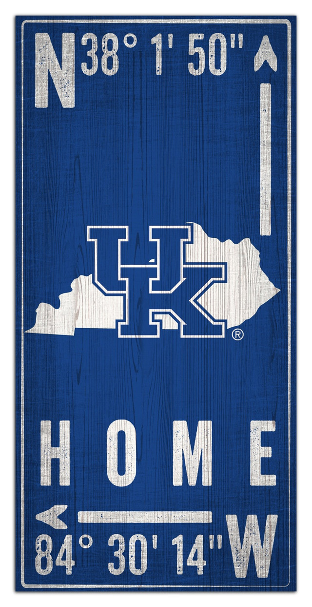 Kentucky Wildcats 6" x 12" Heritage Sign - Sports Unlimited