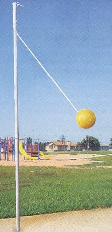 Bison Outdoor In-Ground Tetherball Set