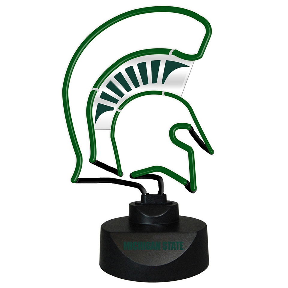 Michigan State Spartans Team Logo Neon Lamp - Sports Unlimited