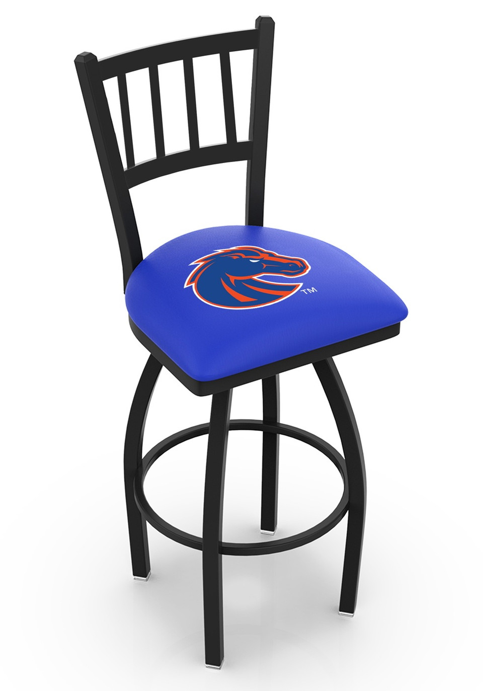 Ohio State Buckeyes Swivel Bar Stool with Jailhouse Style Back - Sports ...