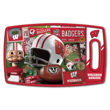 Wisconsin Badgers Retro Series Cutting Board - Sports Unlimited