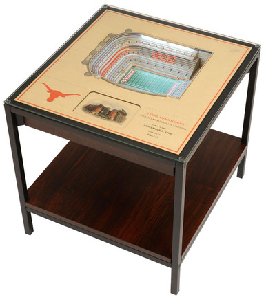 Texas Longhorns 25-Layer StadiumViews Lighted End Table - Sports Unlimited