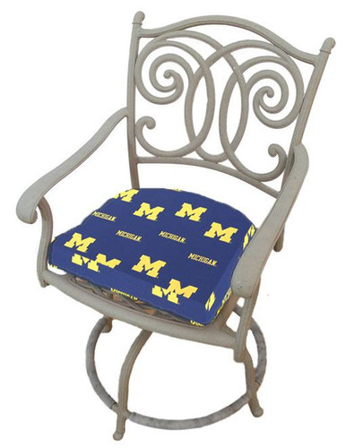 Michigan Wolverines D Chair Cushion - Sports Unlimited