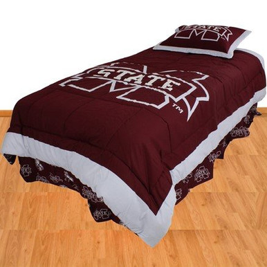Mississippi State Bulldogs Comforter Set - Sports Unlimited