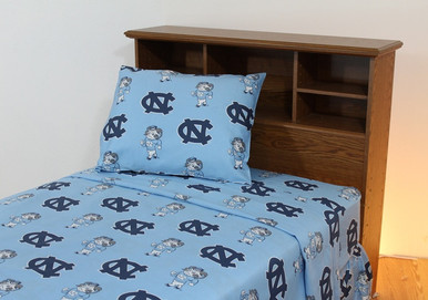 North Carolina Tar Heels Dark Bed Sheets - Sports Unlimited